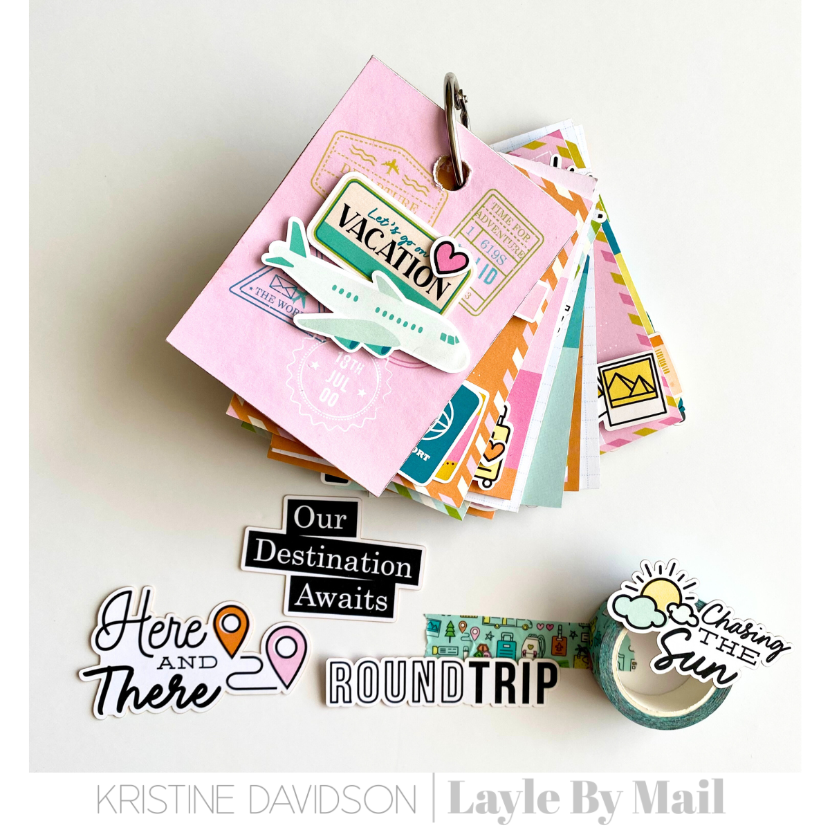 Travel Mini Album | Design Team: Kristine Davidson – Layle By Mail