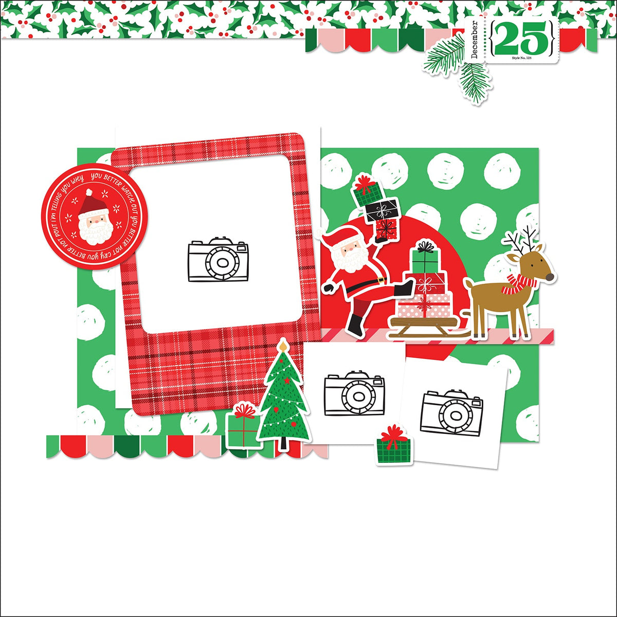 Dear December | Layout Sketch Inspiration #2 – Layle By Mail