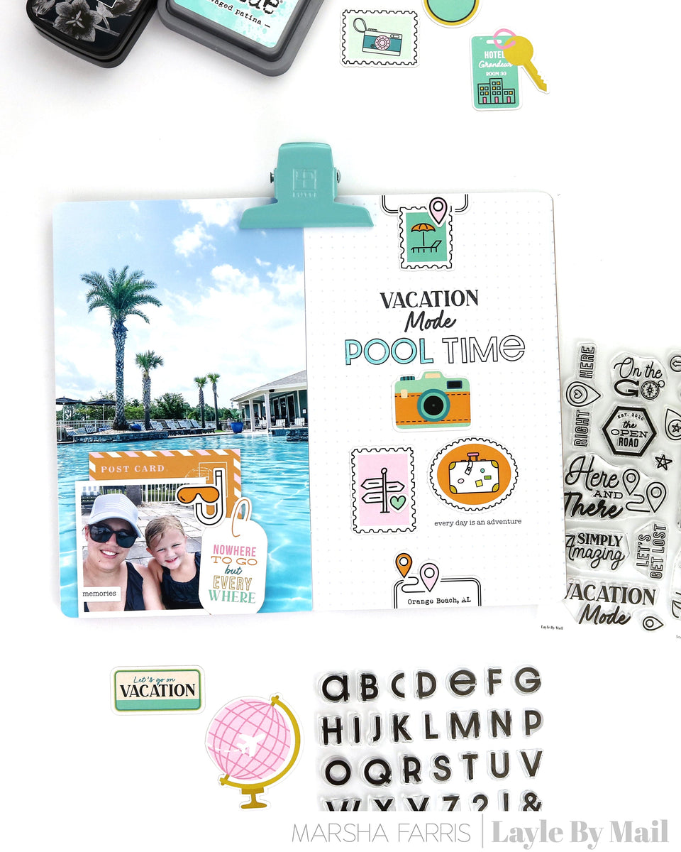 Pool Time | Design Team: Marsha Ferris – Layle By Mail