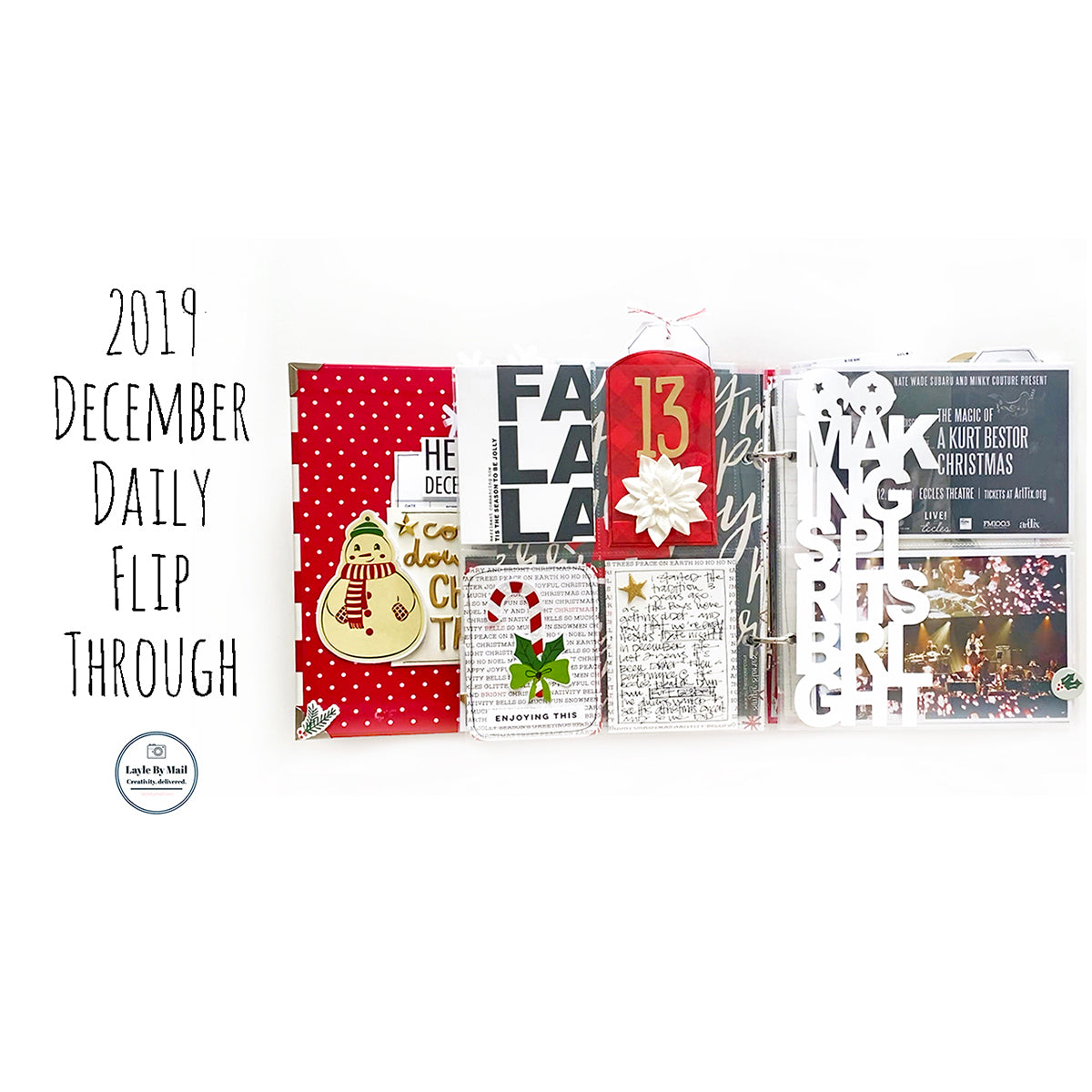 December Daily 2019 Flip Through Video – Layle By Mail