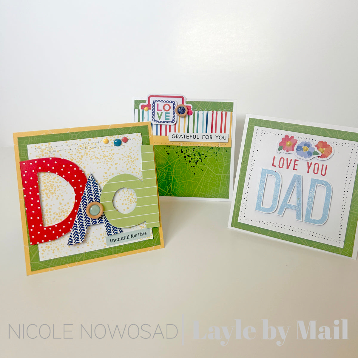 Dad Cards | Design Team: Nicole Nowosad – Layle By Mail