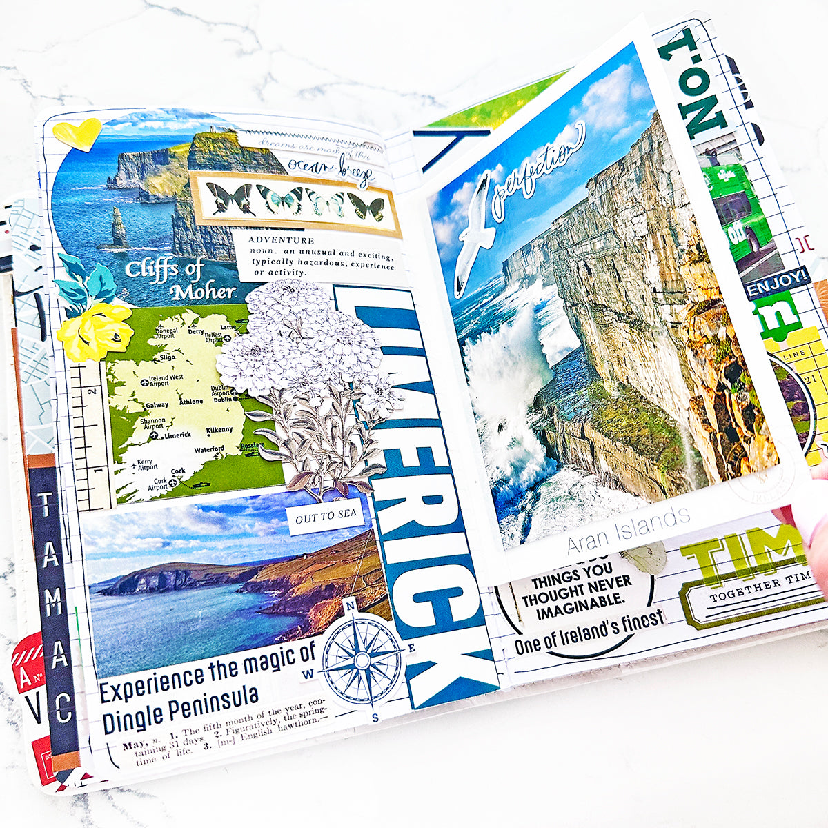 Travel Glue Book/Junk Journal - Ireland – Layle By Mail