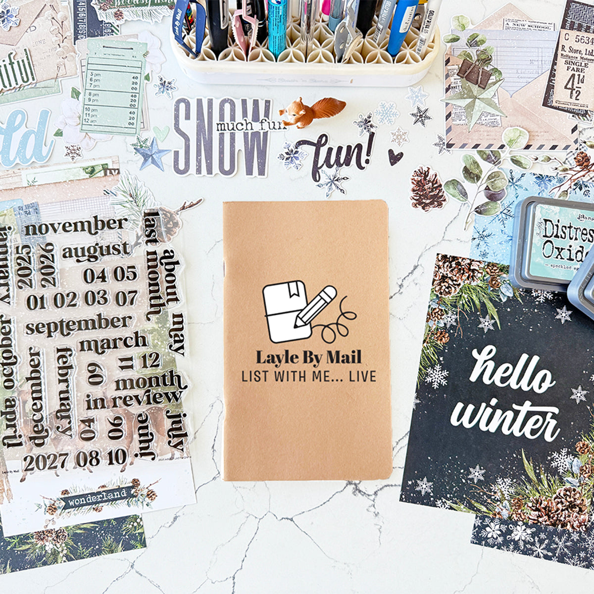 List With Me... LIVE, Traveler's Notebook Style 2.8.25 – Layle By Mail