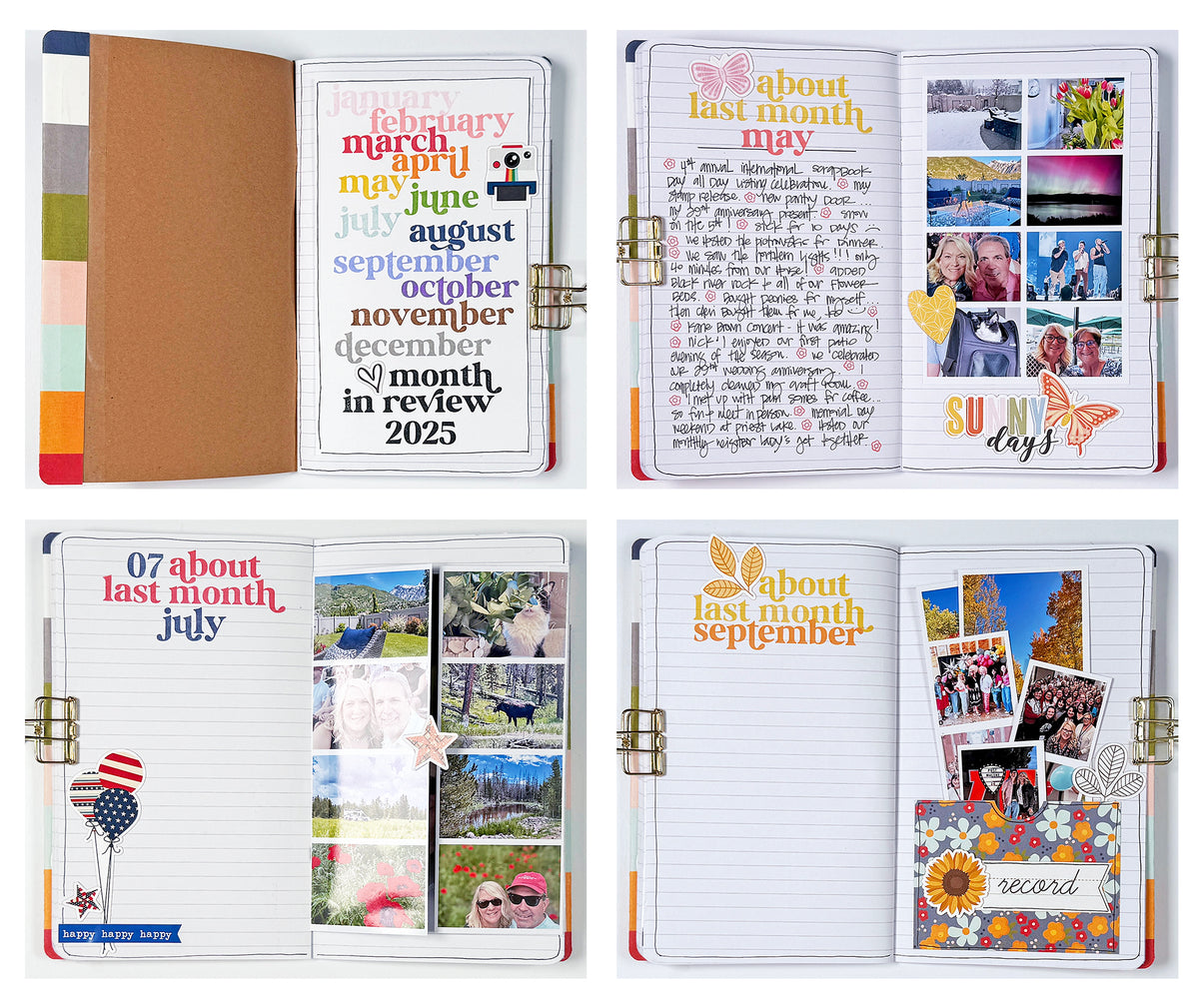 2025 Year in Review Traveler's Notebook Project Kit – Layle By Mail