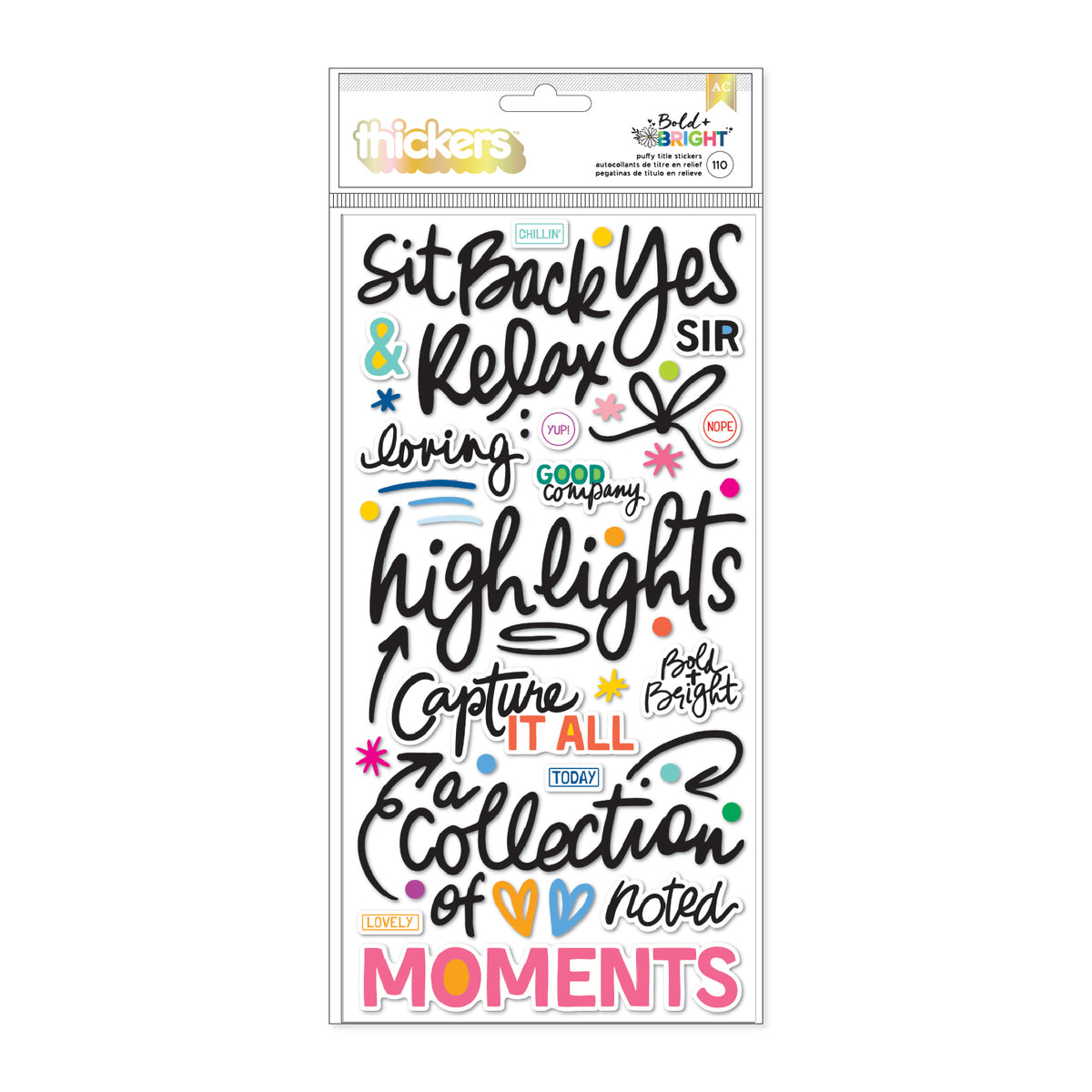 Vicki Boutin | Bold + Bright - Title Thickers – Layle By Mail