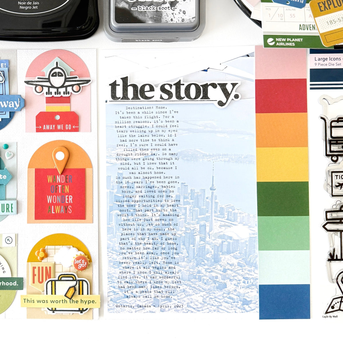 Here's The Story 4x6 Stamp Set – Layle By Mail