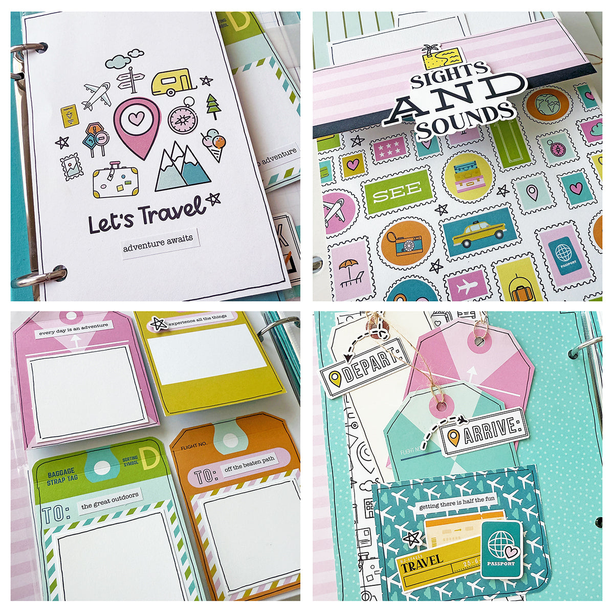 Here & There Mini Book Project Kit – Layle By Mail