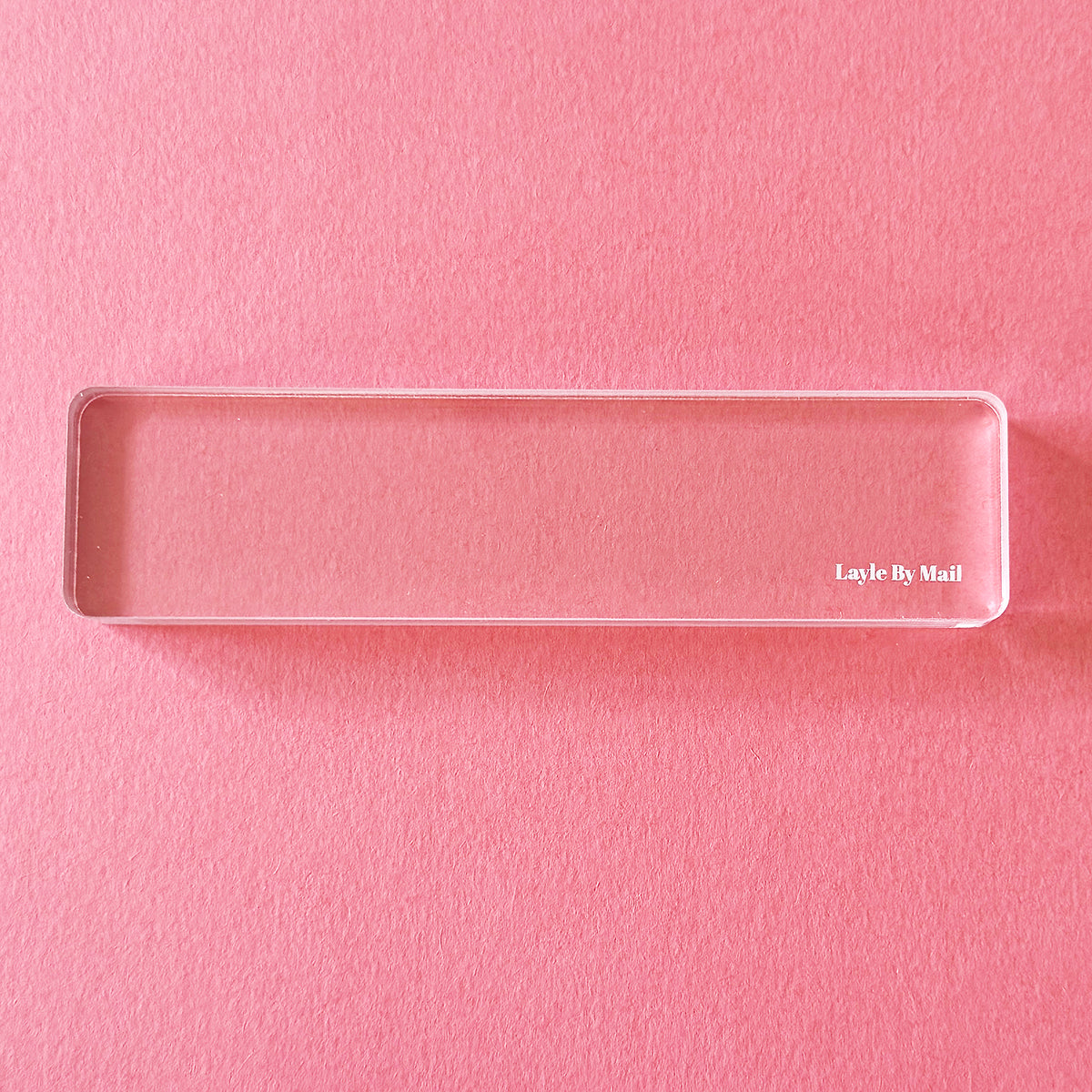 Layle By Mail 5"x1.25" Acrylic Stamping Block