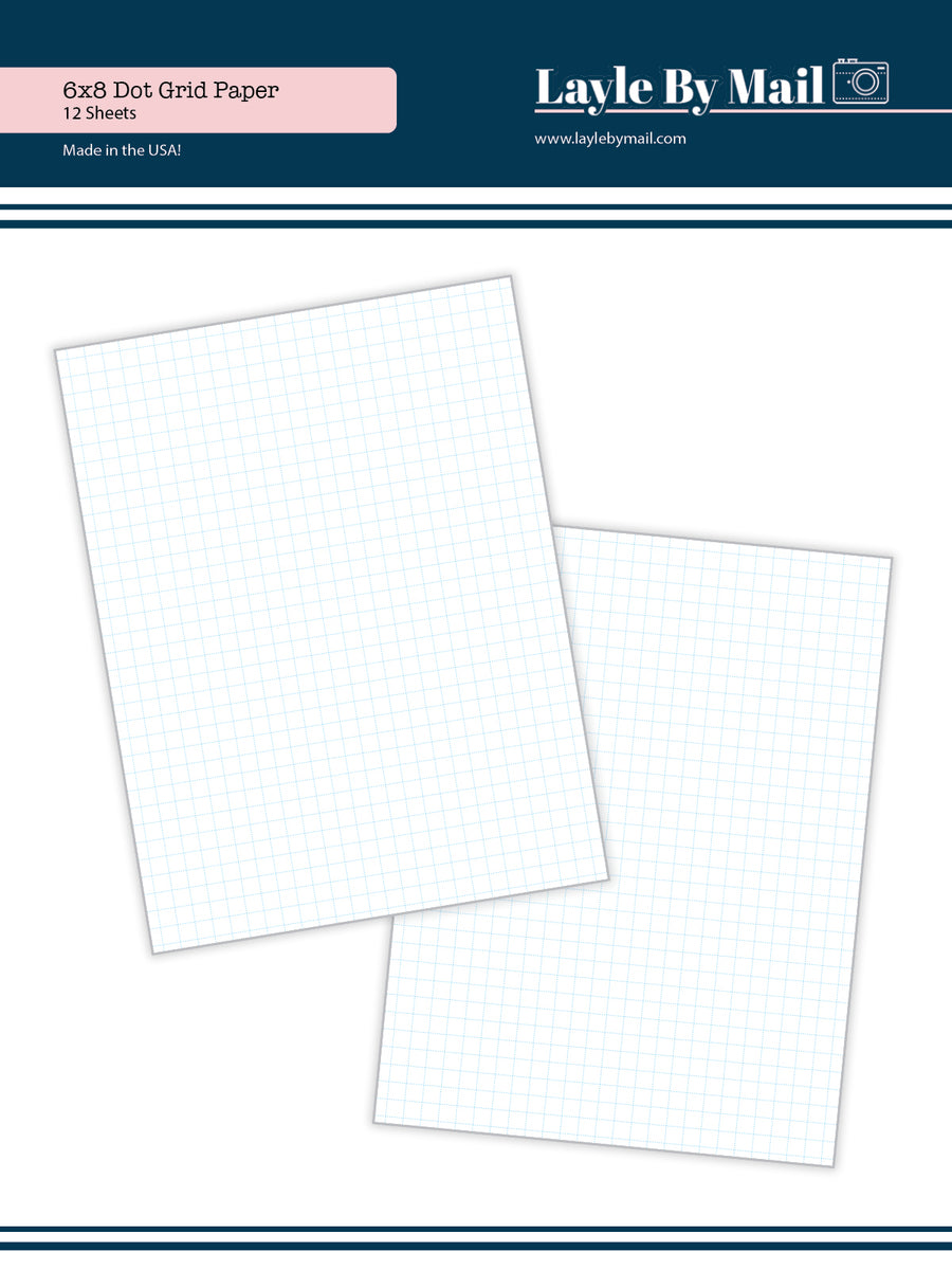 Layle By Mail | 6x8 GRID Paper Pack