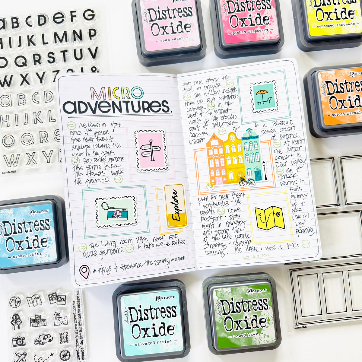 In the Box - 4x4 Stamp Set – Layle By Mail