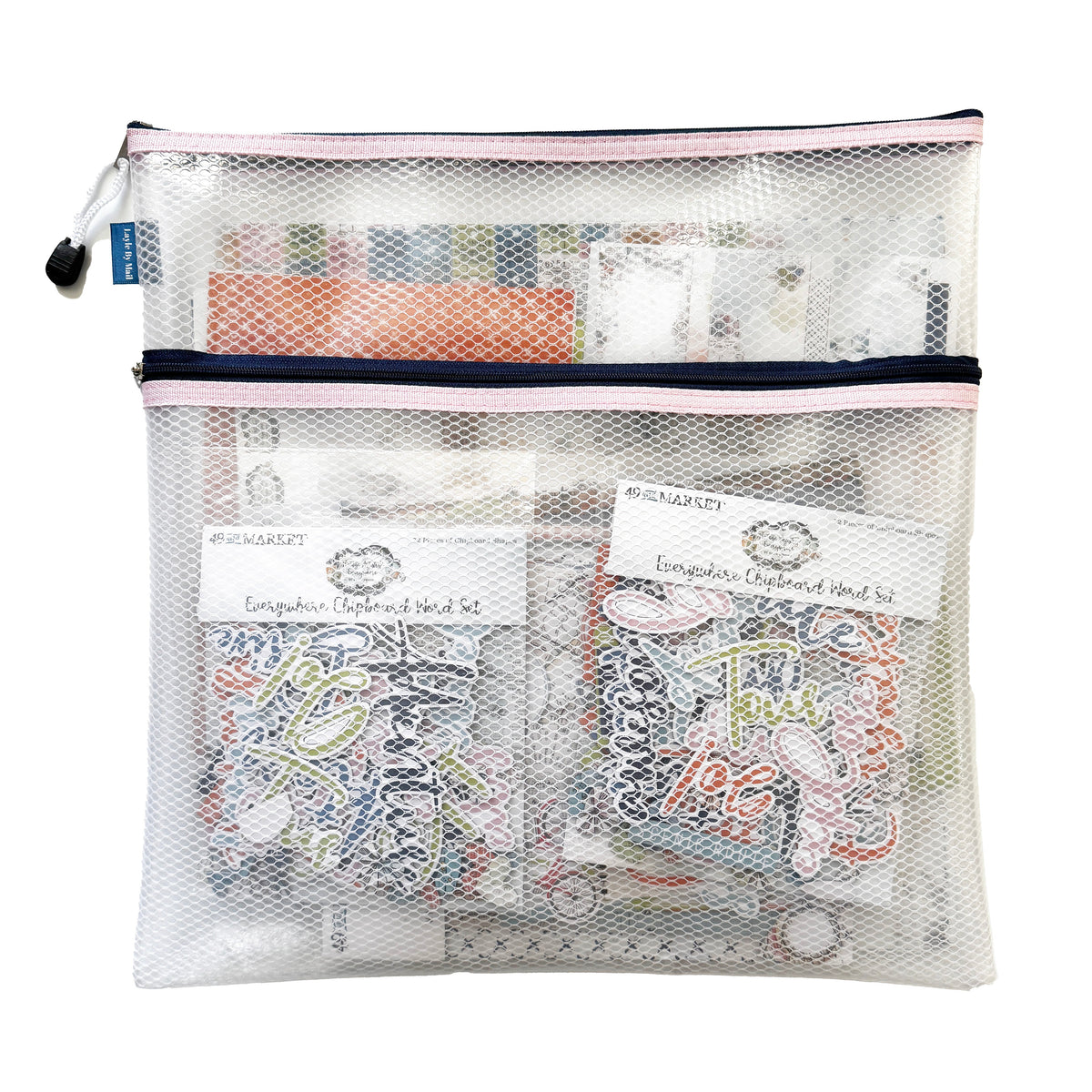 Layle By Mail | 14x14 Double Pocket Craft Storage Pouch