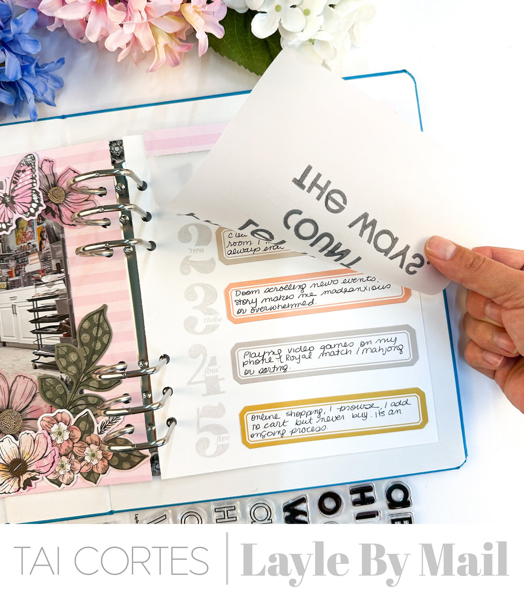 By the Numbers - Allison - 4x6 Stamp Set – Layle By Mail