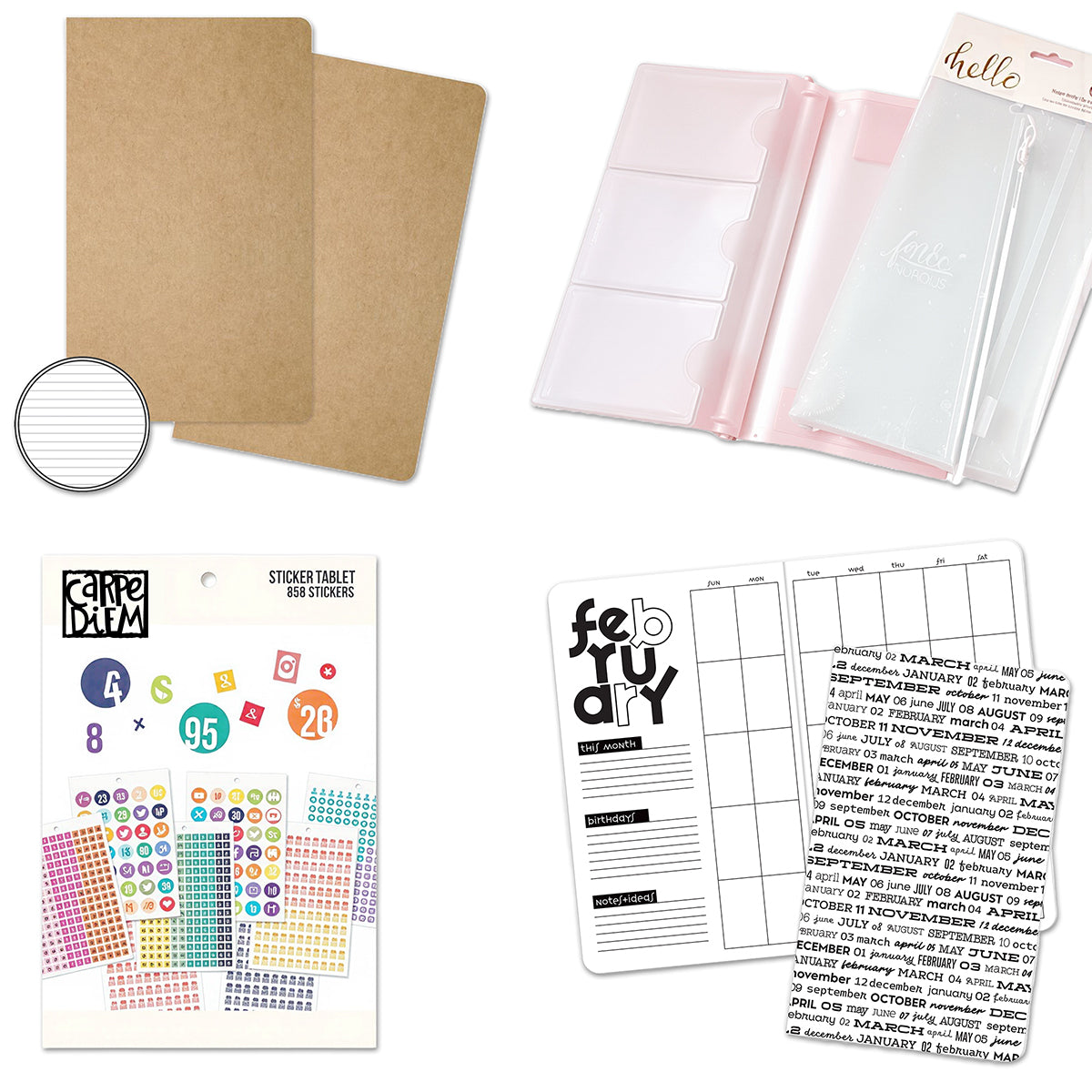 Traveler's Notebook Inserts Bundle – Layle By Mail