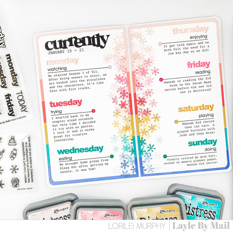 List Builder - Mini Icons - Winter 3x3 Stamp Set – Layle By Mail