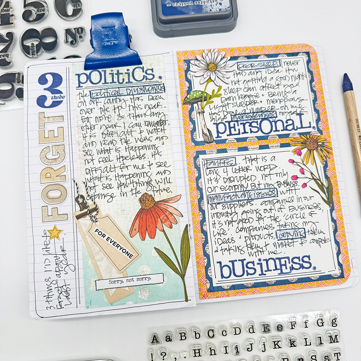 By the Numbers - Allison - 4x6 Stamp Set – Layle By Mail