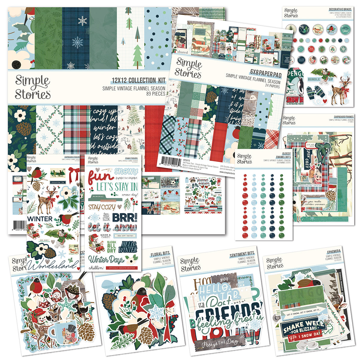 Simple Stories | Simple Vintage Flannel Season - BIG Bundle – Layle By Mail