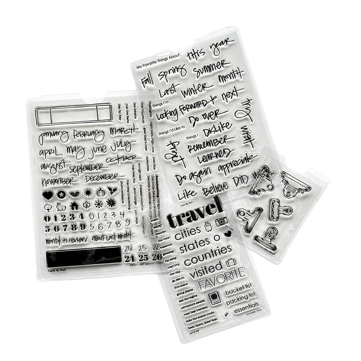 Layle By Mail | Stamp Storage Sleeves Variety Pack
