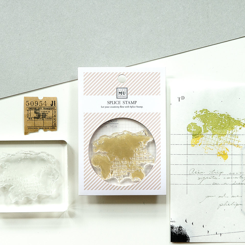 MU Record Stamp - World Map (04) – Layle By Mail