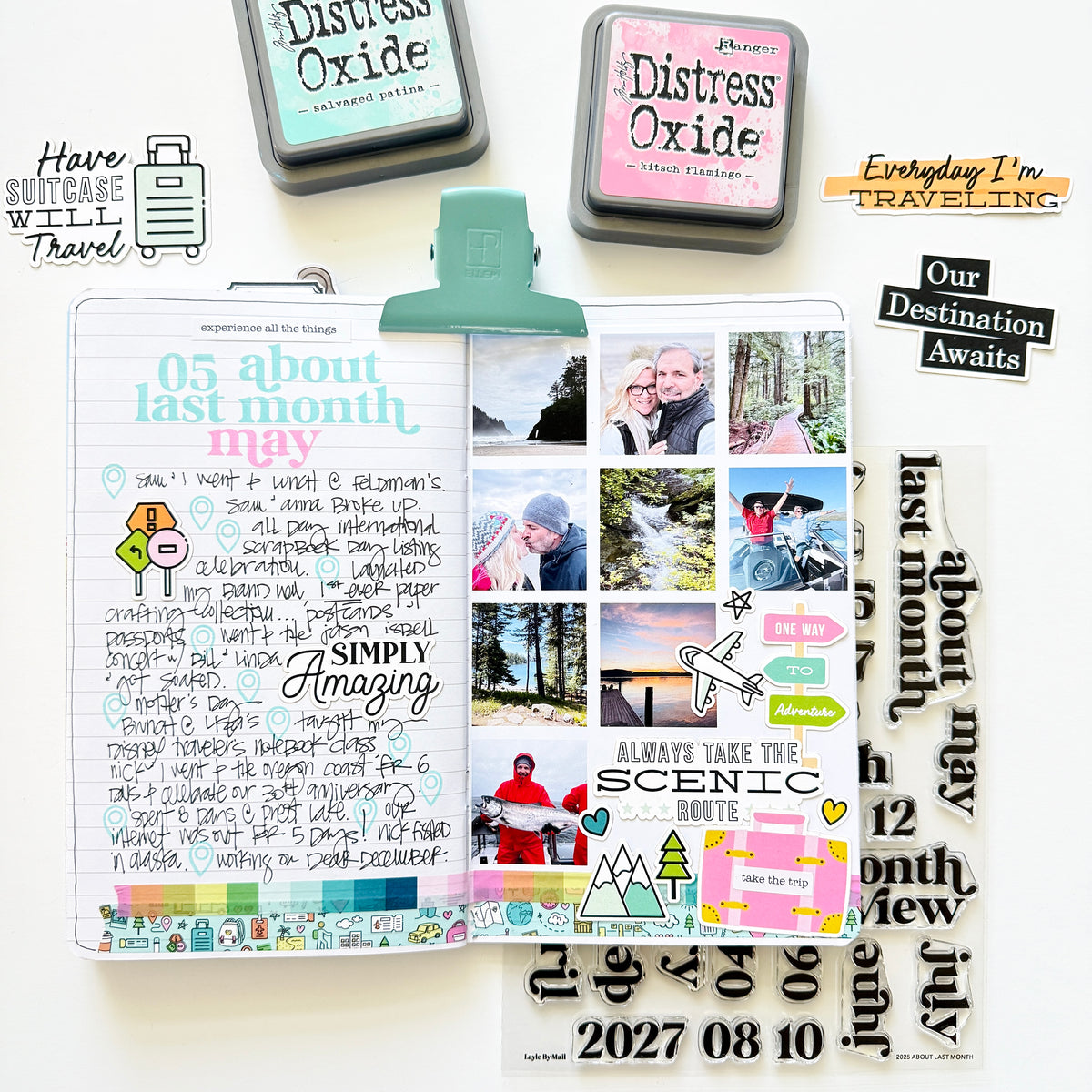 Layle By Mail | Postcards & Passports - Say It 4x6 Stamp Set