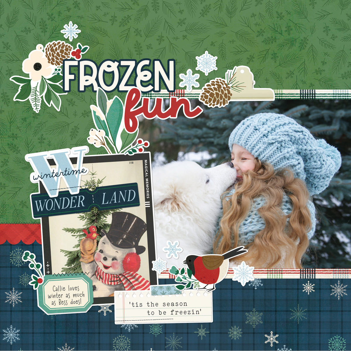Simple Stories | SV Flannel Season | Bits & Pieces – Layle By Mail
