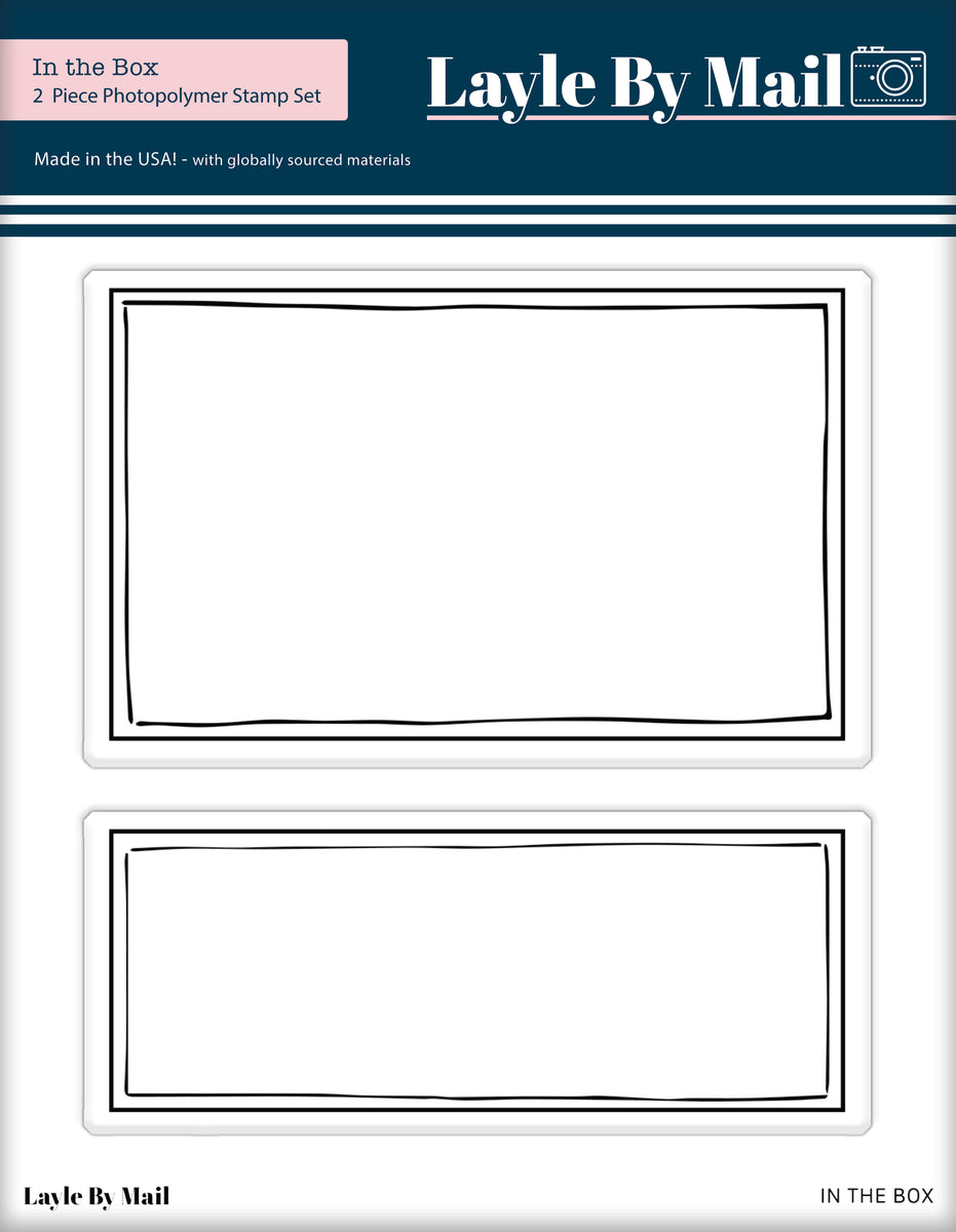 In the Box - 4x4 Stamp Set – Layle By Mail