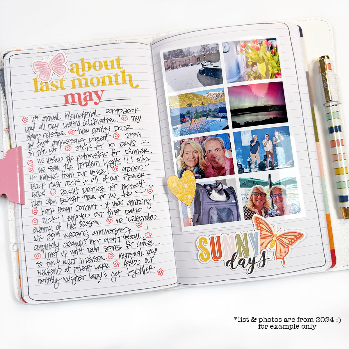 2025 Year in Review Traveler's Notebook Project Kit – Layle By Mail