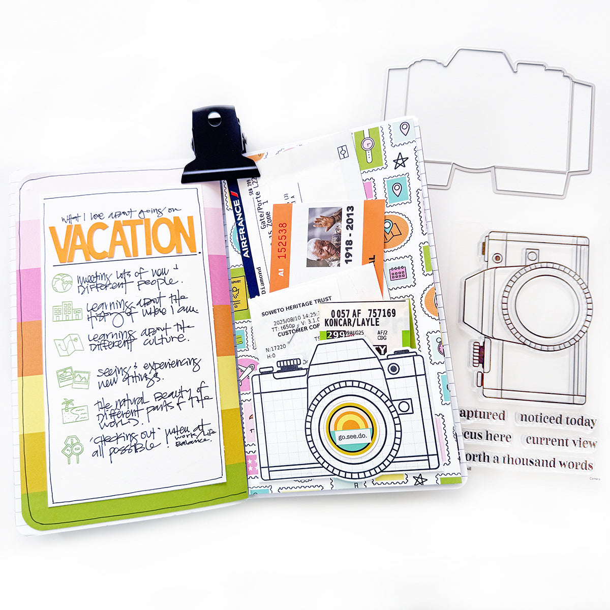 Layle By Mail | Postcards & Passports - Mini Icons 3x3 Stamp Set
