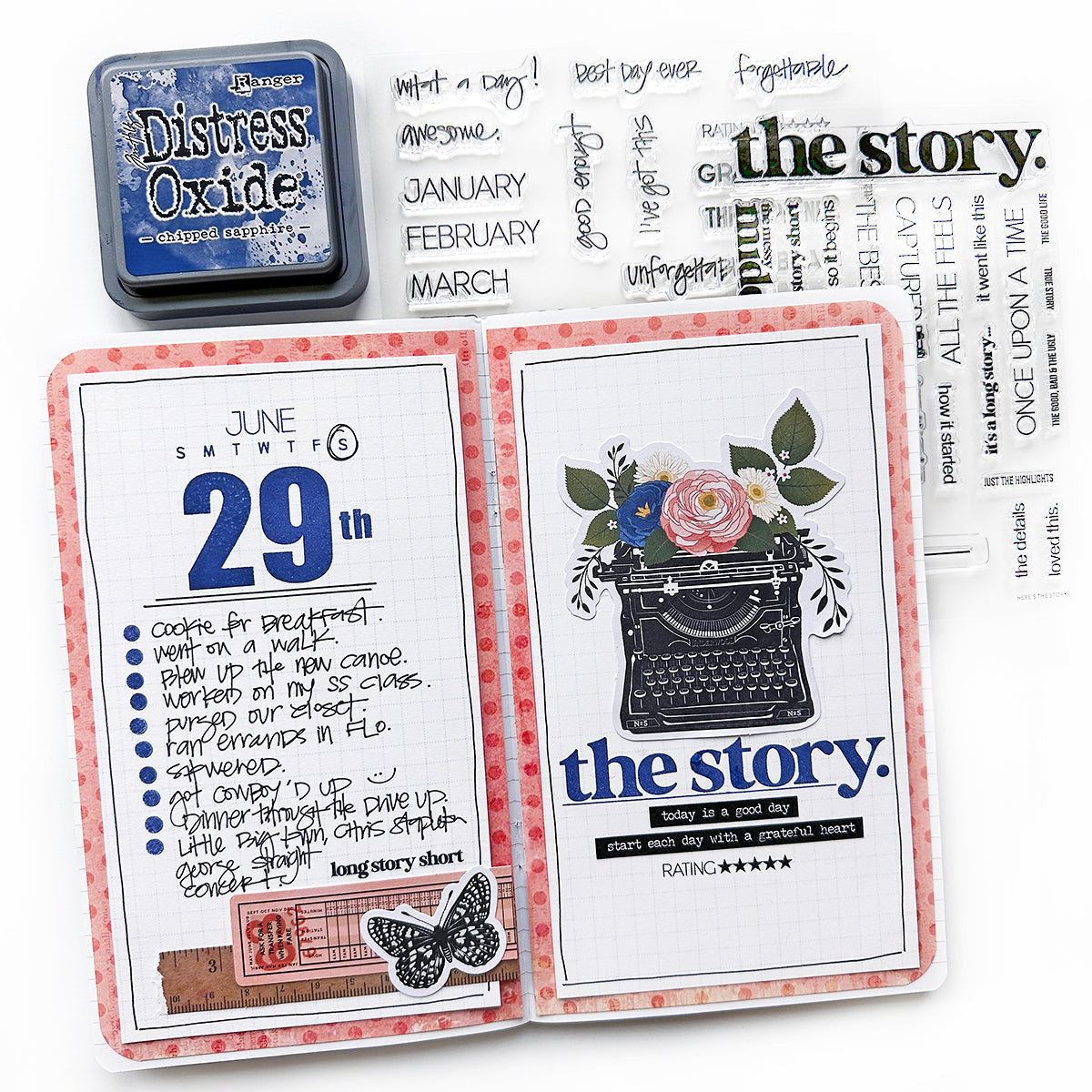 Tim Holtz Small Talk Wordstrip Stickers – Layle By Mail