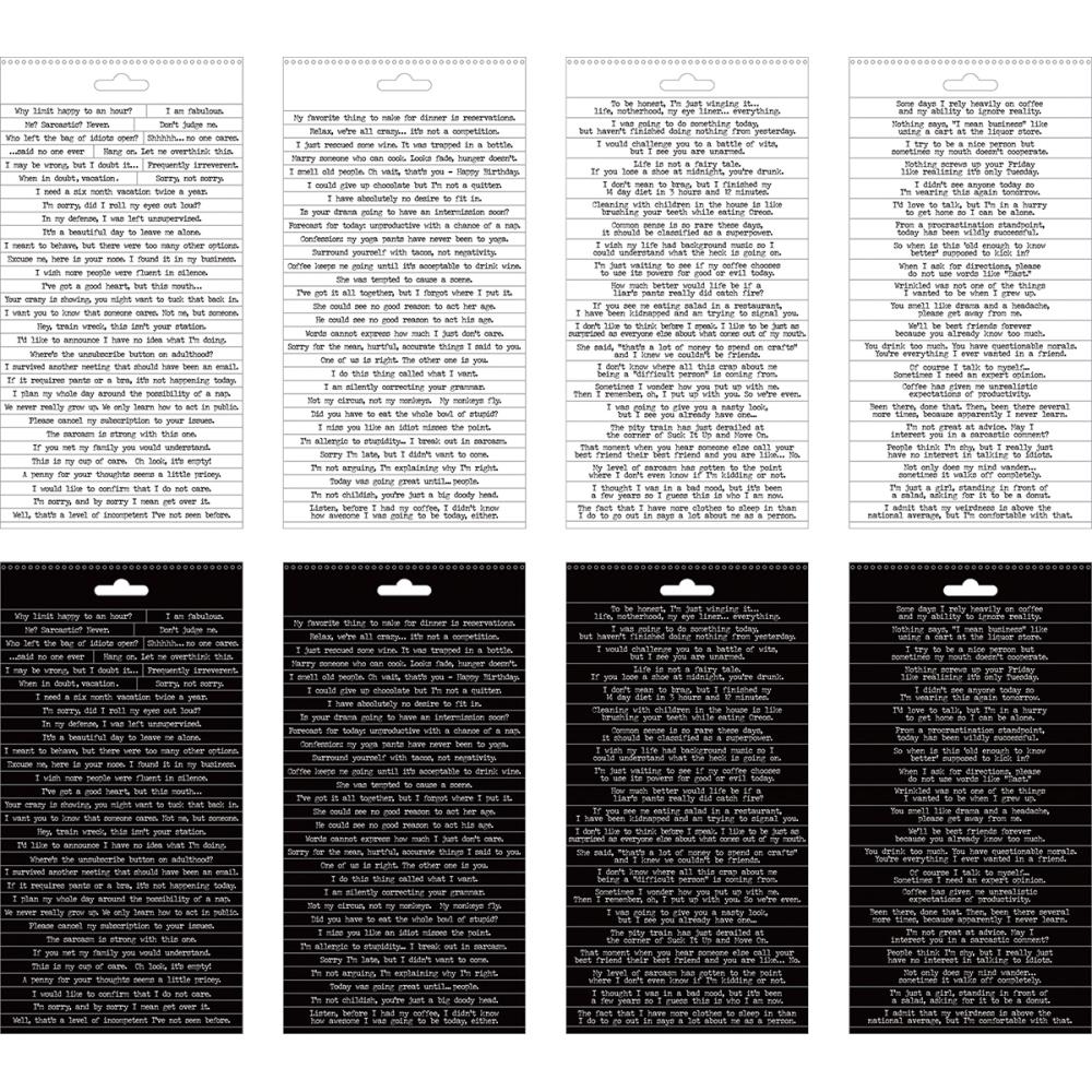 Tim Holtz Small Talk Wordstrip Stickers - Snarky – Layle By Mail