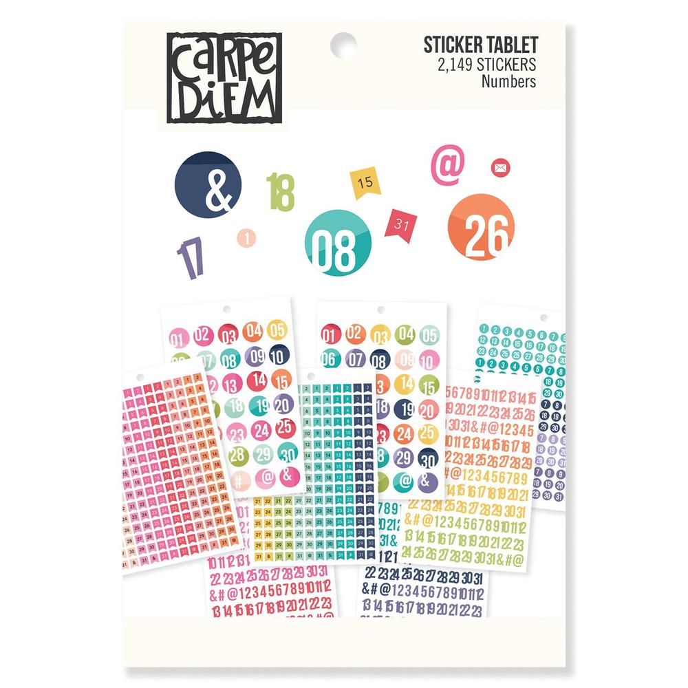 Numbers Sticker Tablet – Layle By Mail