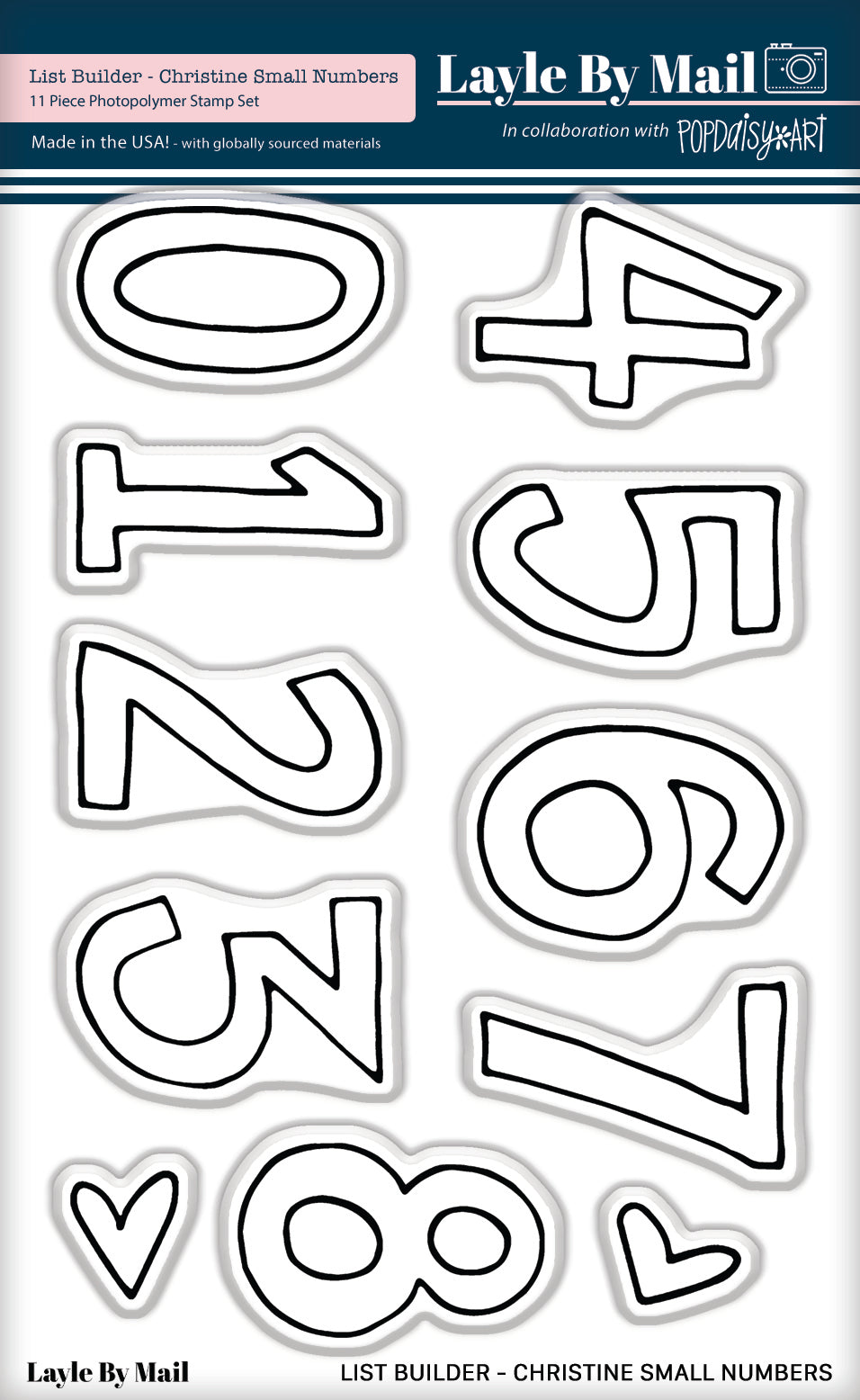 number stencils small