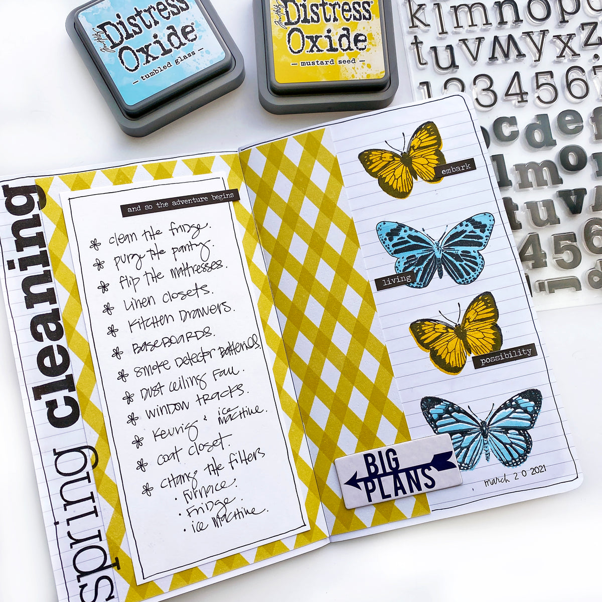 Scattered Thoughts 4x4 Stamp Set – Layle By Mail