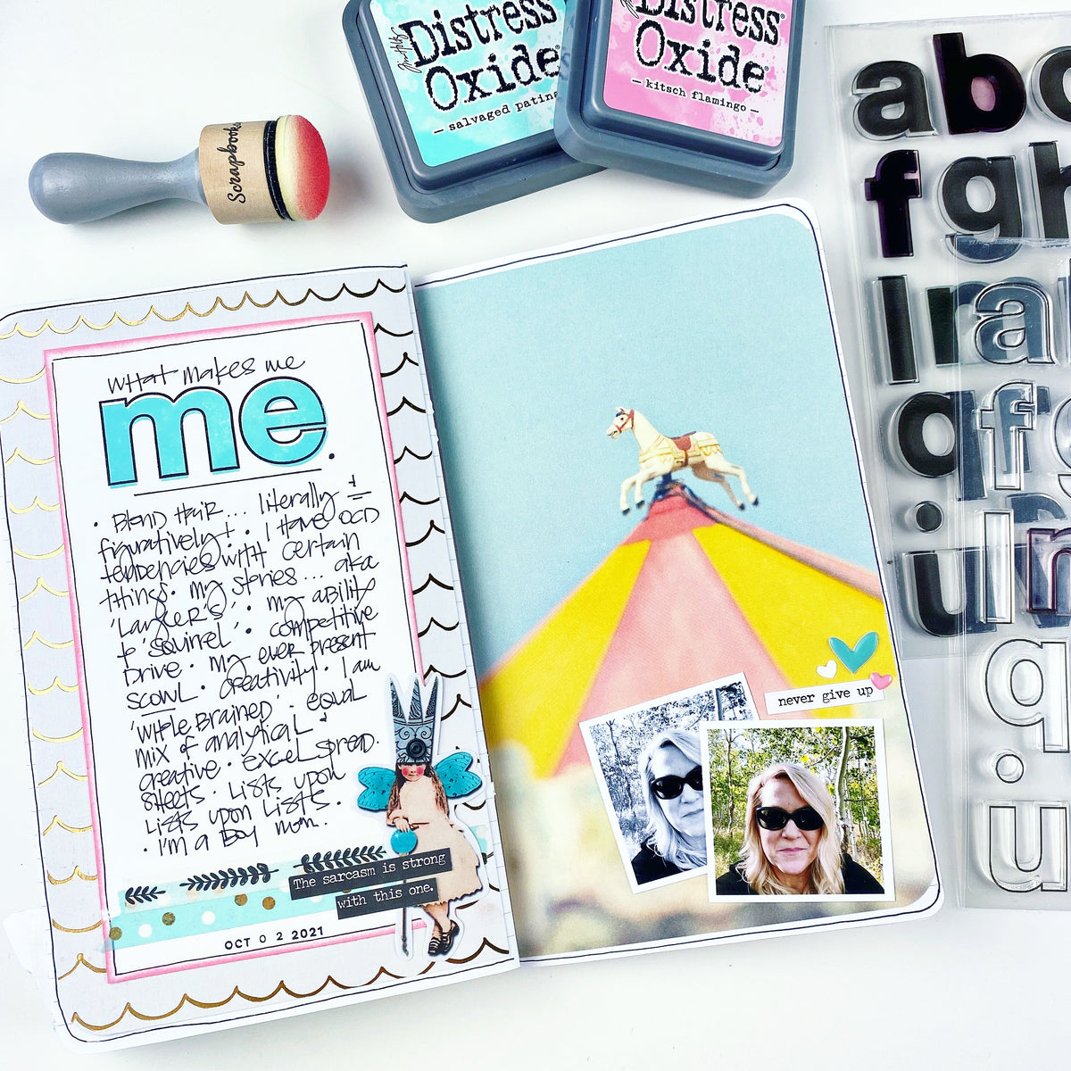 Tim Holtz Small Talk Wordstrip Stickers - Snarky – Layle By Mail